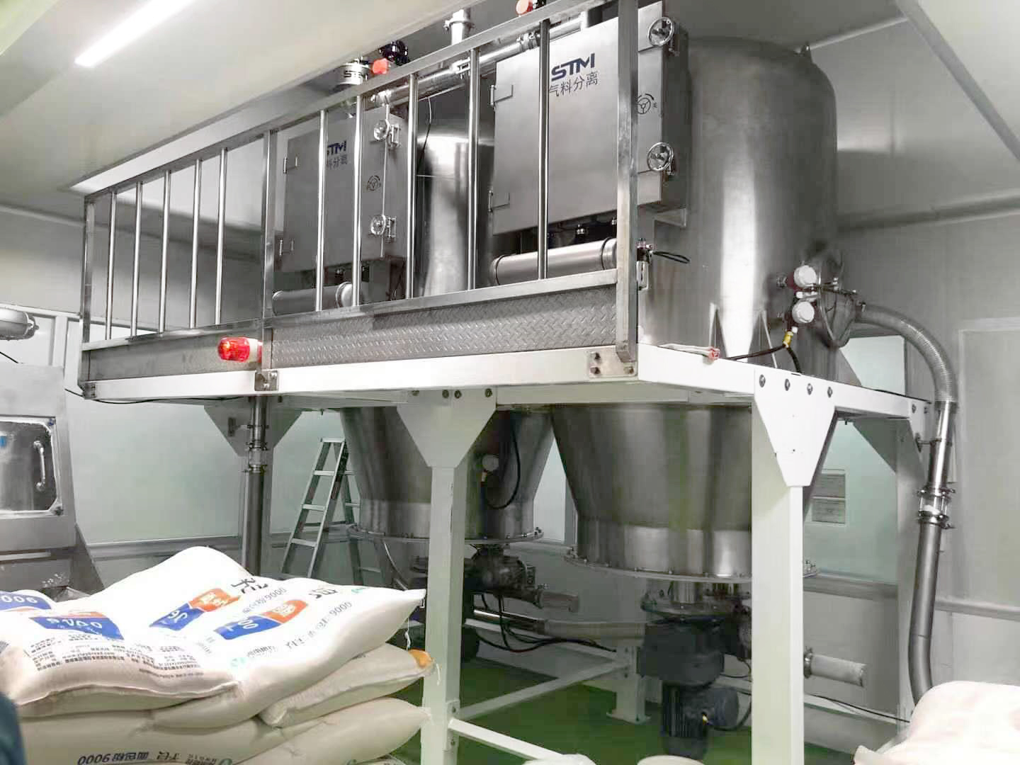Flour Silo System For Biscuit Production Line, Automatic Dosing System ...
